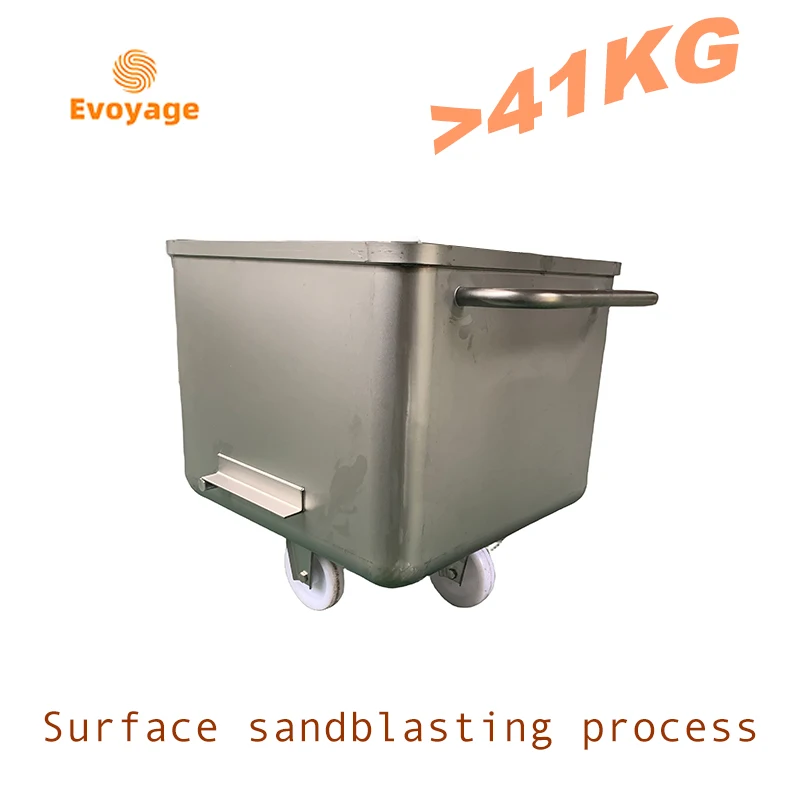 SUS304 200L Mobile Meat Trolley - Durable & Versatile