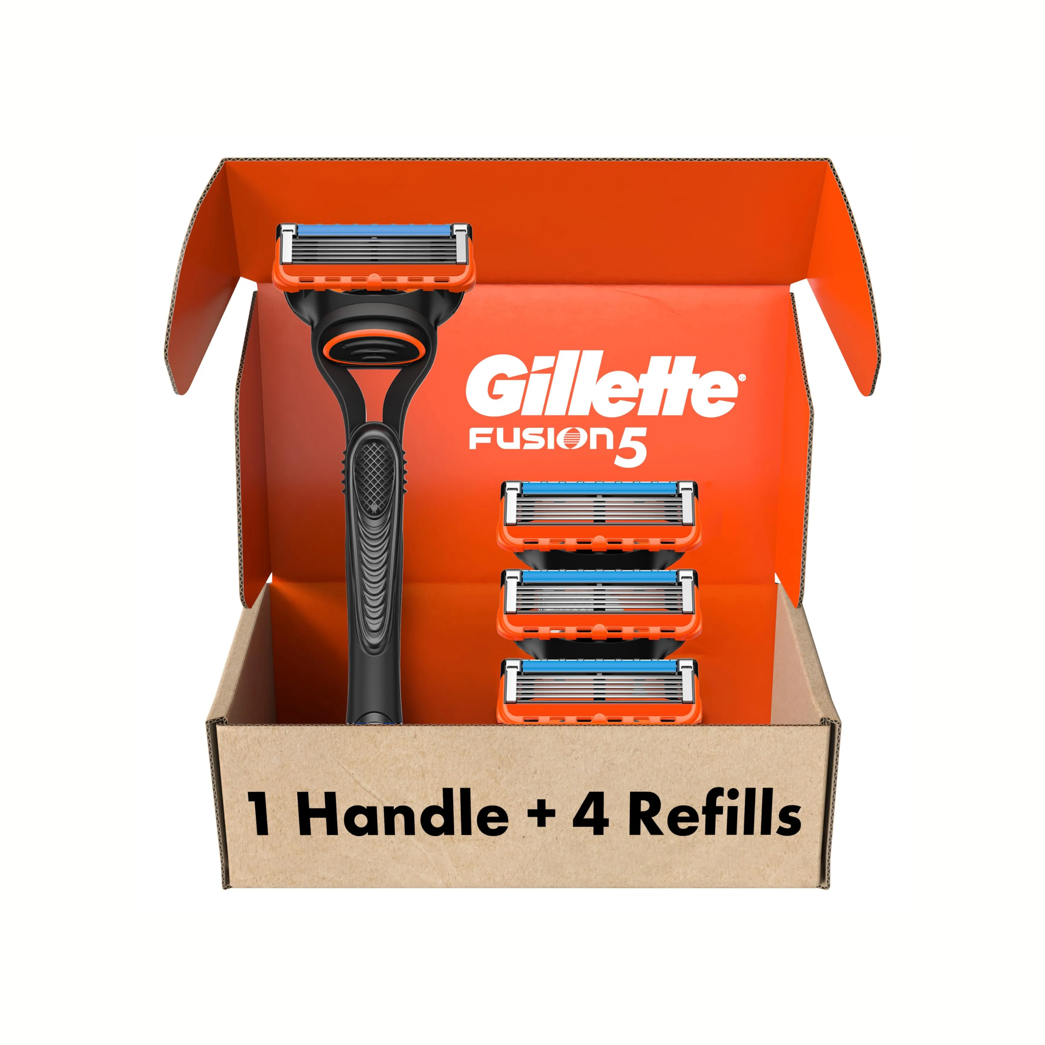 Gillette Fusion5 Power Men's Razor Blade Refills,4 Count - Buy ...
