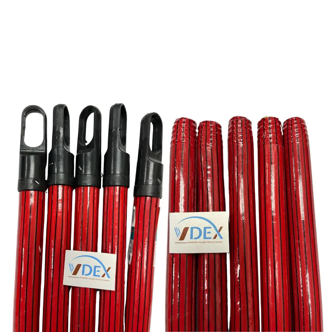 Line Wooden Broom Handle Metal Broom Stick Painting Broom Handle 120cm ...