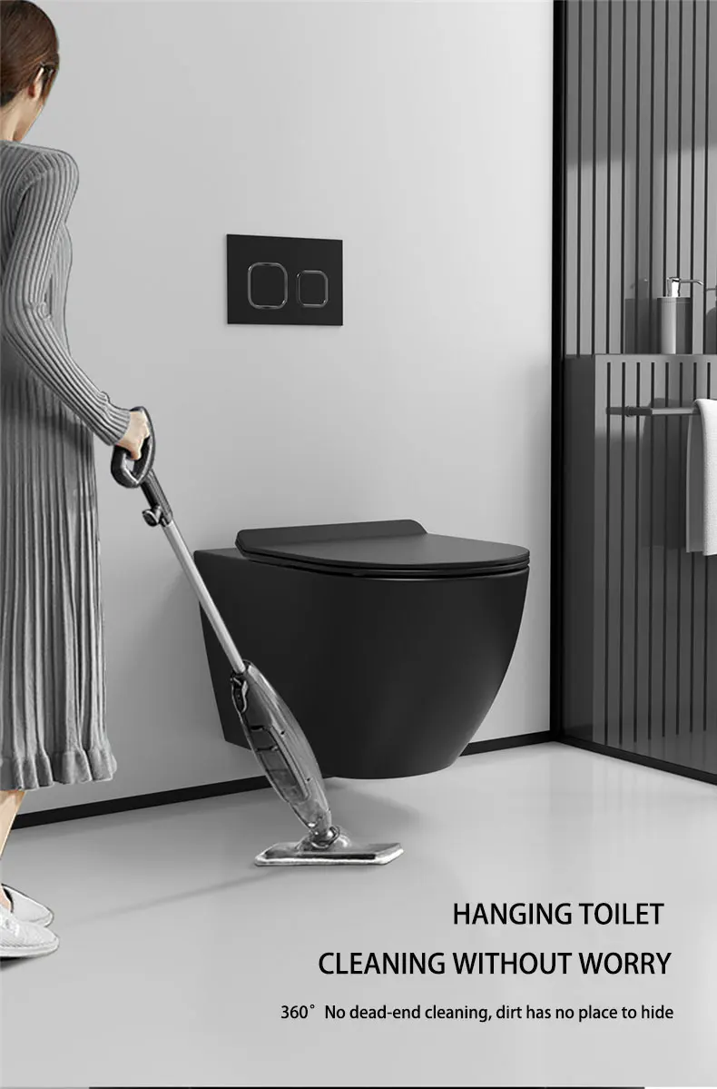Inodoro Modern European Wc Suspendu Hanging Mounted Water Closet Matt ...