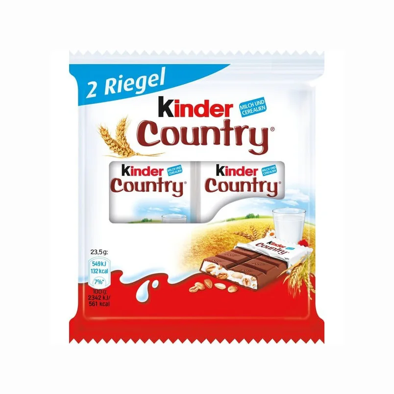 Kinder Country Milk Bar 23g Kinder Country - Chocolate With Cereal- 23. ...