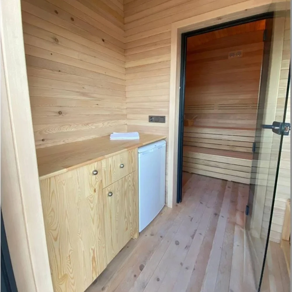 Tiny House Portable House Sauna For Caravan Fire Proof Factory Direct ...