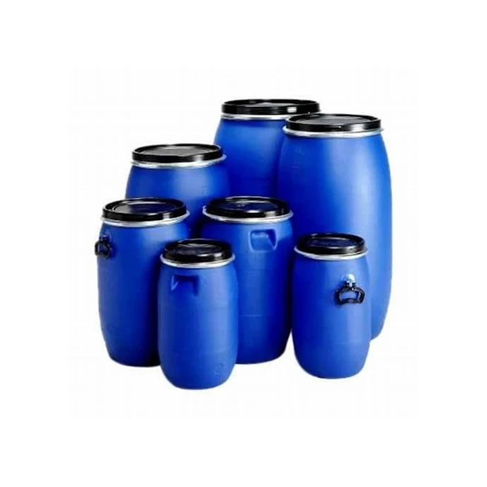HDPE 220L Plastic Blue Open Top Drum for Packing Food Chemical Liquid ...
