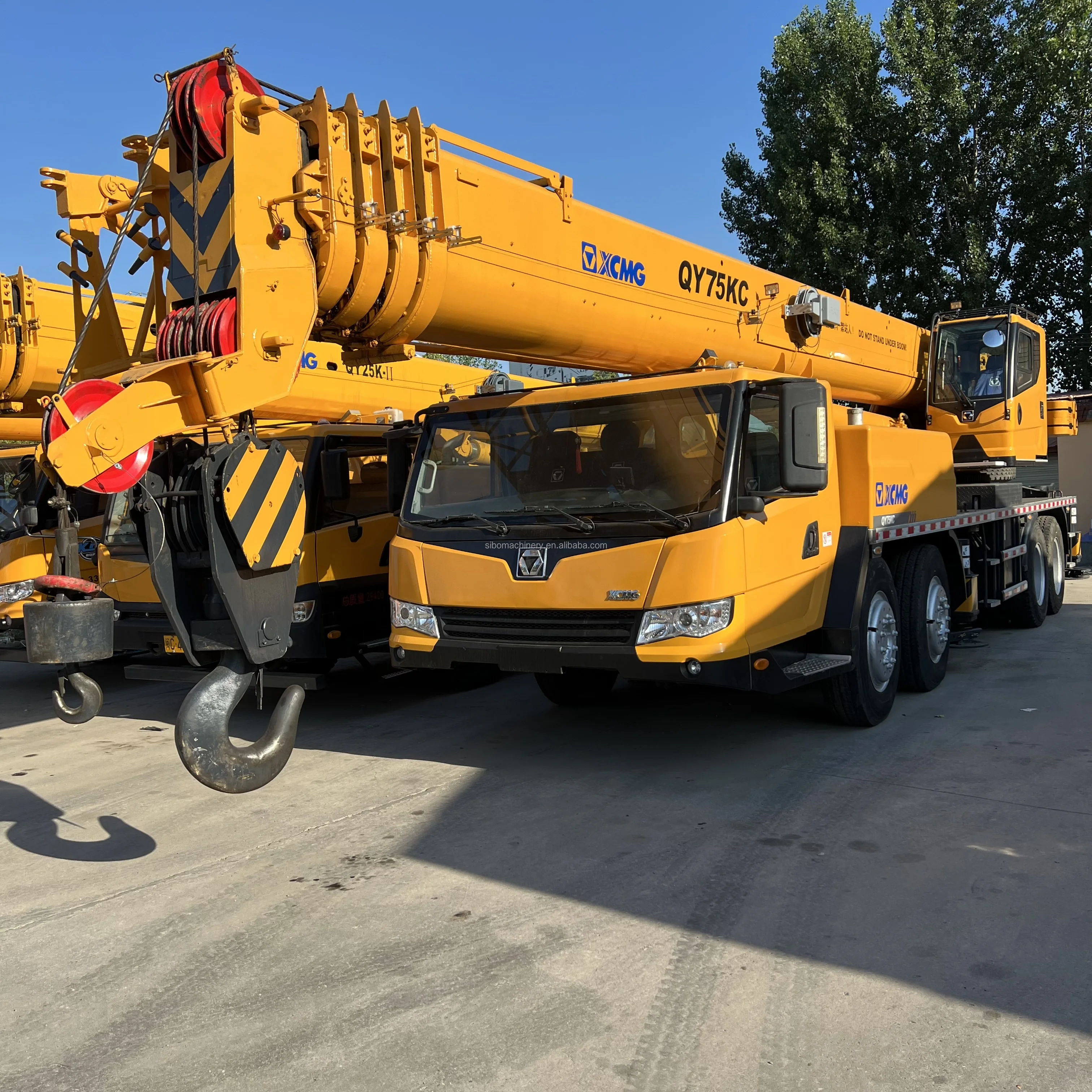 Heavy Equipment Second Hand Xcmg Brand Used Truck Crane 75ton Used Crane Qy75kc Mobile Crane ...