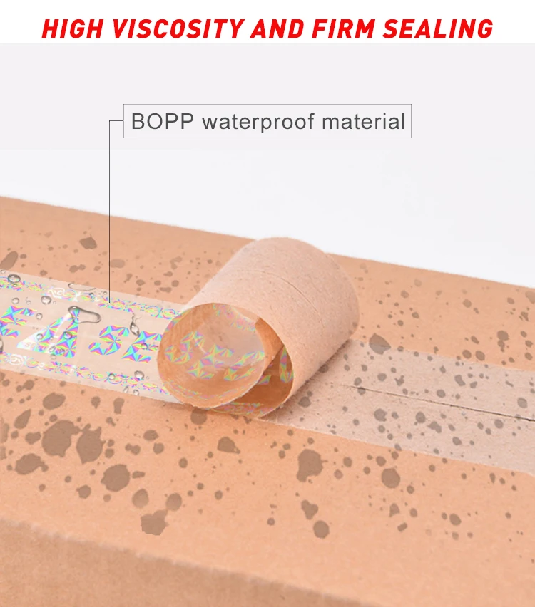 Custom Tape Box Seal Product Identification Bopp Tape For Medical ...