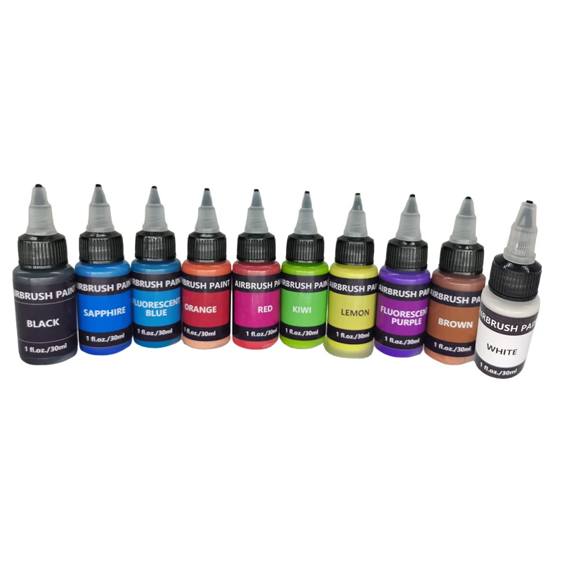 airbrush paint acrylic transparent air paint brush kit for DIY painting ...