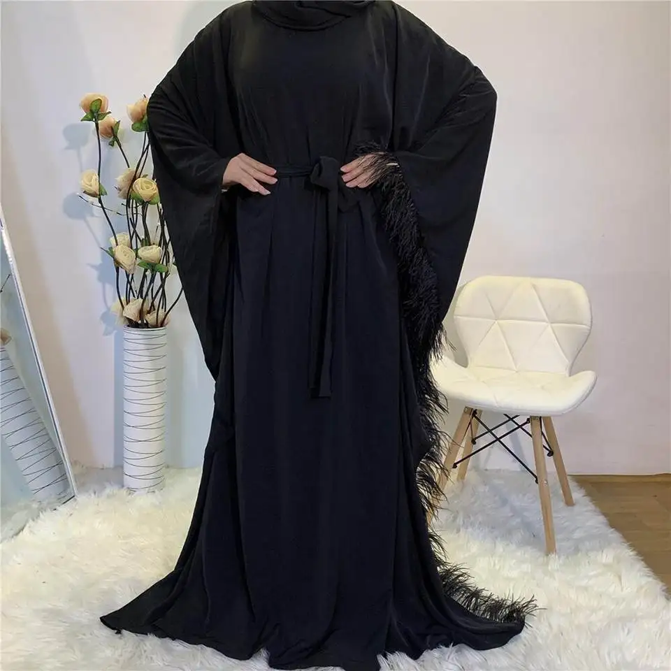 Custom Abaya Nida Modest Fashion Dubai Thobe Muslim Dress Ethnic ...