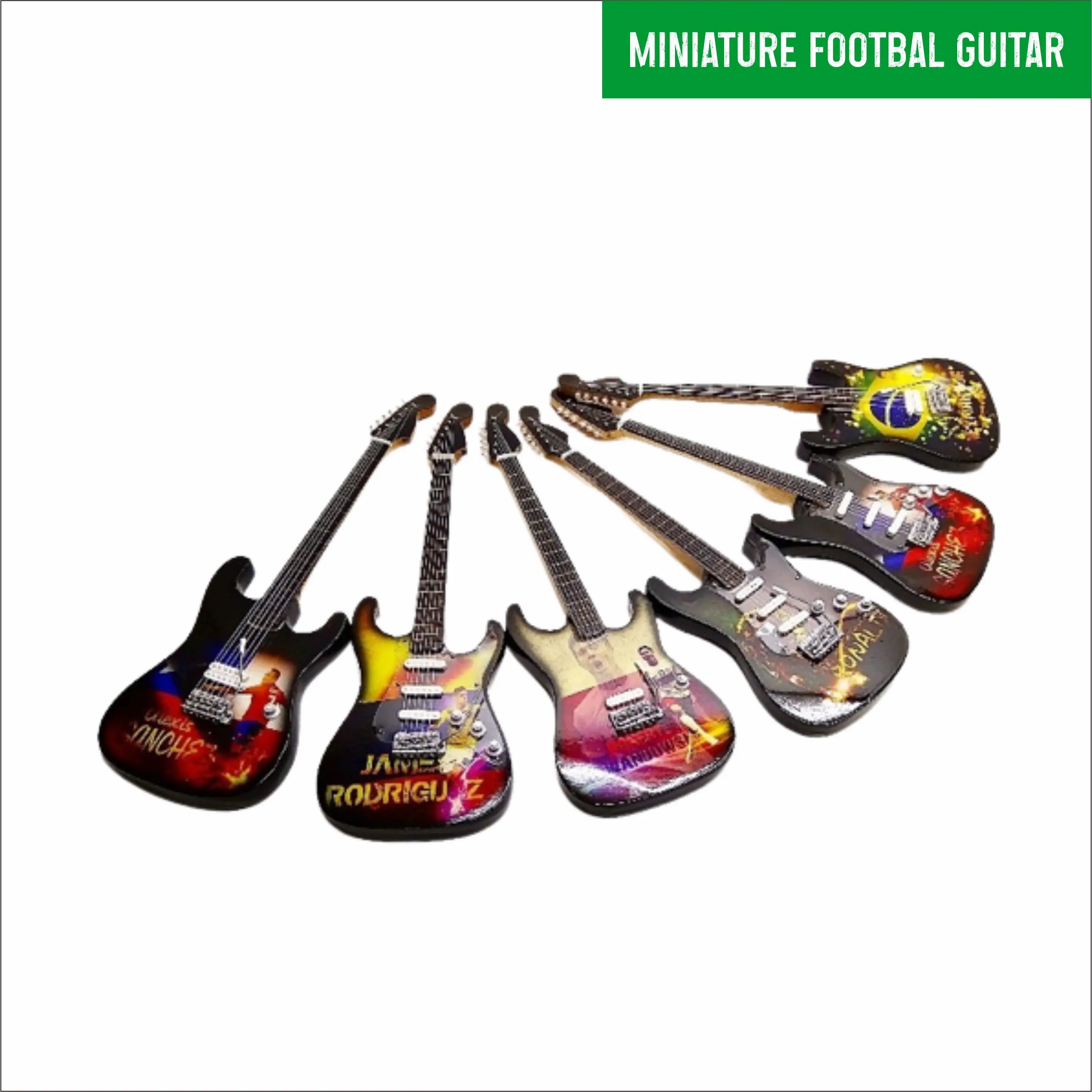 Hand Crafted Product Wooden Miniature Guitars Customize Design for ...