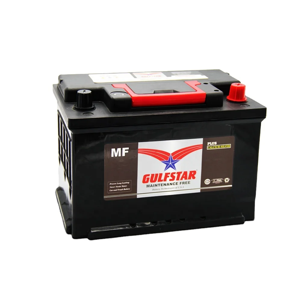 Din75 Maintenance Free 12v 75ah Hybrid car battery 57531 12V 75Ah 590A ...