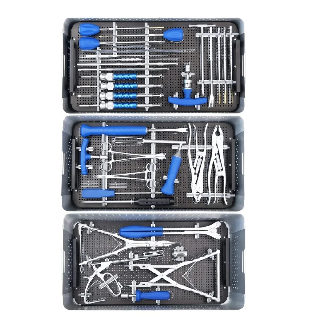 Internal Spinal Fixation System Instruments Set for Posterior Internal ...