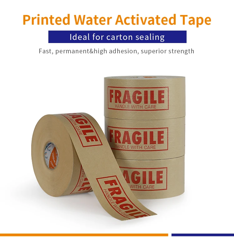 Eco Friendly Industrial Heavy Duty Adhesive Kraft Tape