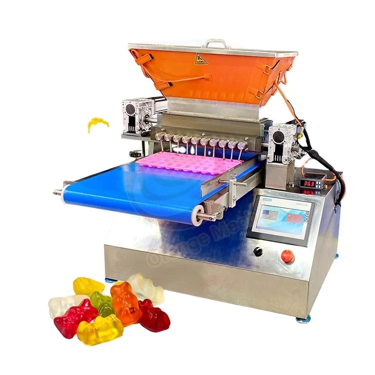 Mini Small semi auto Manual table top 12L Hopper gummy depositor ...