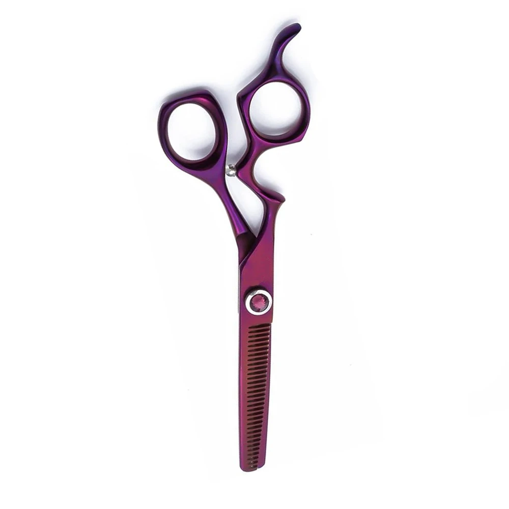 Maroon Color Hair Stylish Scissor Thinning Scissors Metal Steel Hair ...