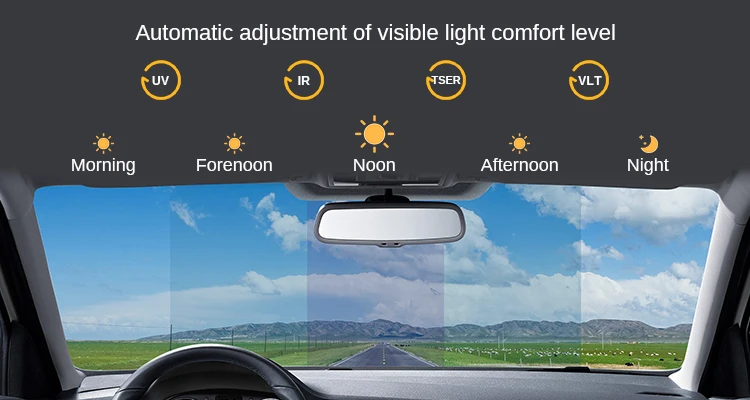 Window Tint Glass Sticker Color Change Sun Shade Film 99%uv Proof ...