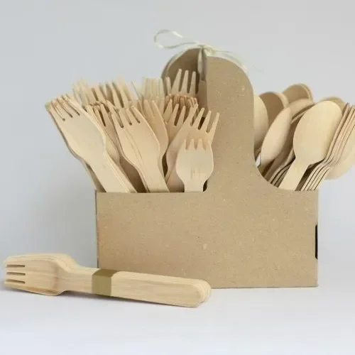 Luxury Style Eco Friendly Tableware Disposable Dinnerware Set Birch ...