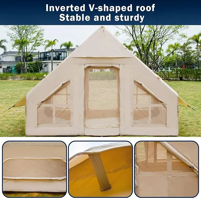 Ytreal Glamping Canvas Inflatable Outdoor Camping Customized Luxury ...