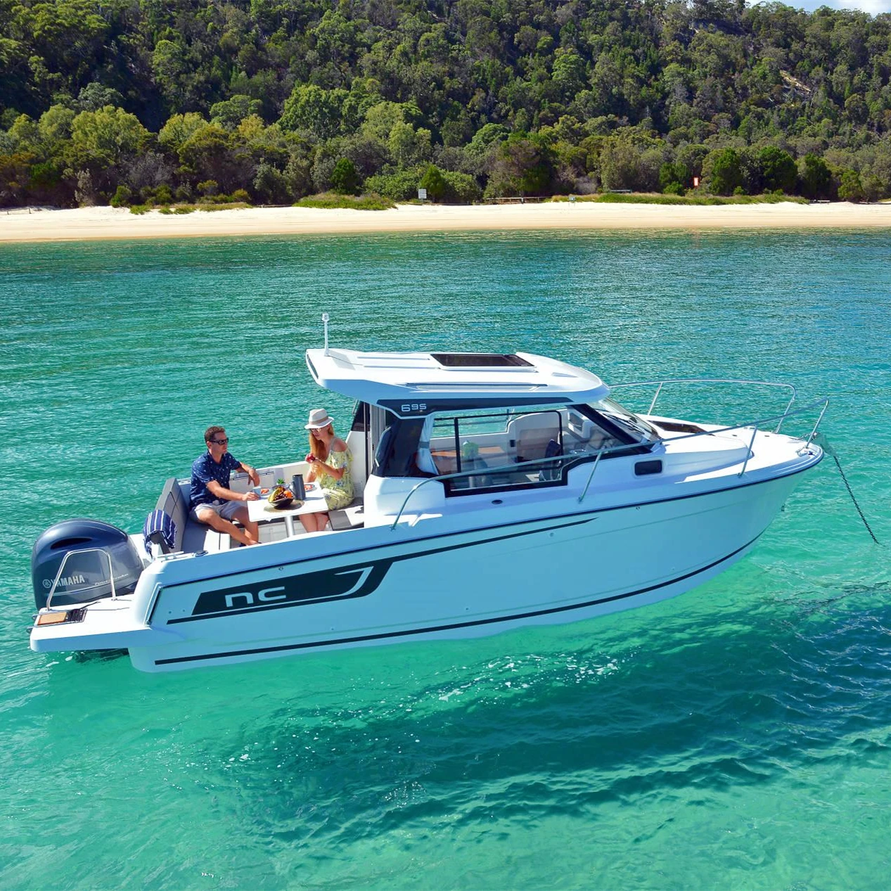 Kinocean 22ft Luxury Enclosed Cabin Yacht - High Speed Ski Barge