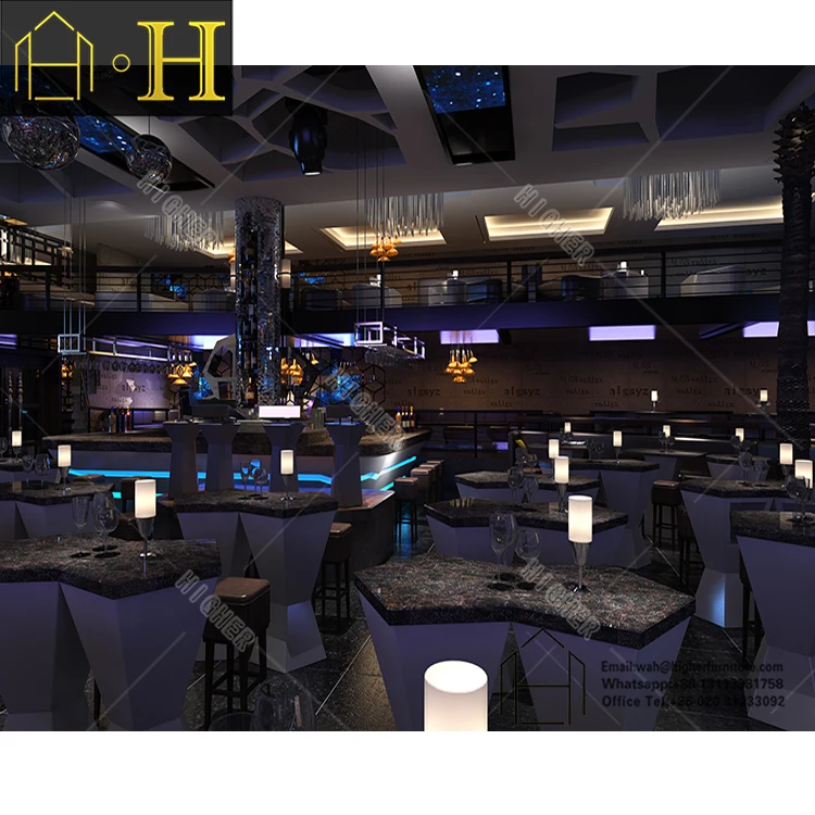 Smoking Club Bar Interior Design - Hookah Lounge Furnishings