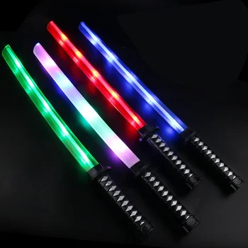 Katana Lightsaber Light Up Swords Led And Music Light-up Toys For Kids ...