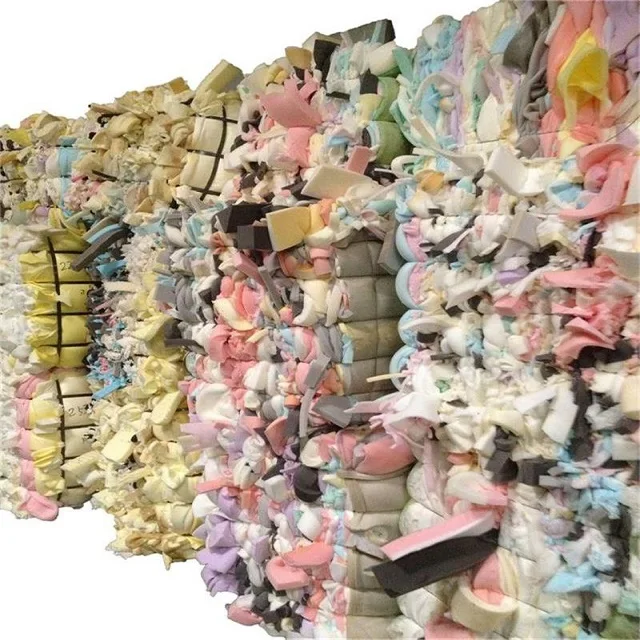 100% Clean And Dry Waste Foam Us Bales Polyurethane Pu Scrap Foam In ...