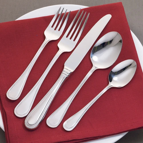 Fancy Decorative Metal Stainless Steel Flatware Cutlery Set Unique ...