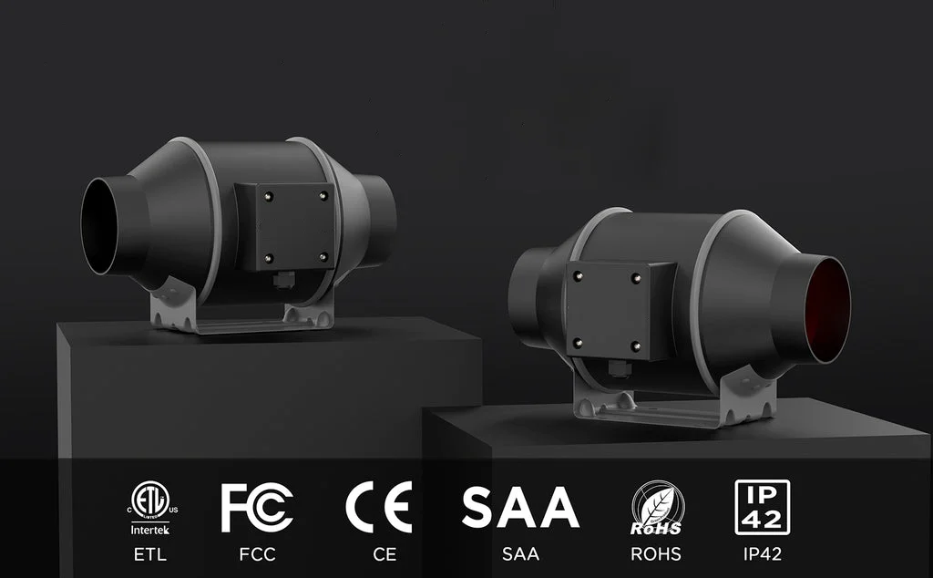 Sunplus Smart Filter Ducting Ventilation Kit Speed Control Grow Tent ...