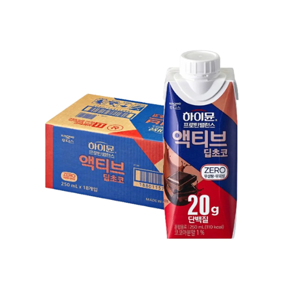 [ILDONG foodis] Workout Shake Himmune Protein Balance Active Deep Choco ...