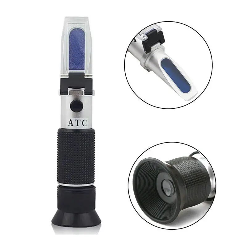 Laboratory Auto Handheld Sugar Refractometer Brix - Buy Refractometer ...