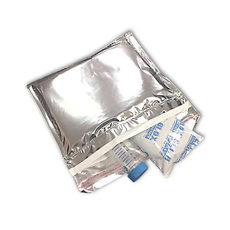 Large Silver Metallic Foil Cool Mailing Self Seal Insulated Thermal ...
