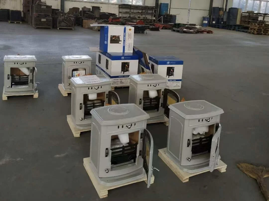 Stove Indoor Wood and Coal Enamel Wood Burners Log burner Stove Wood ...
