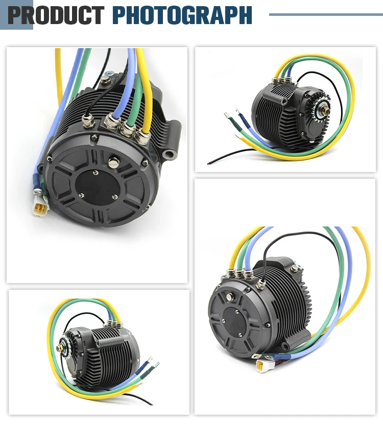 SOTION Dc Motor FW03 72v 12kw Mid Drive Motor - High Speed