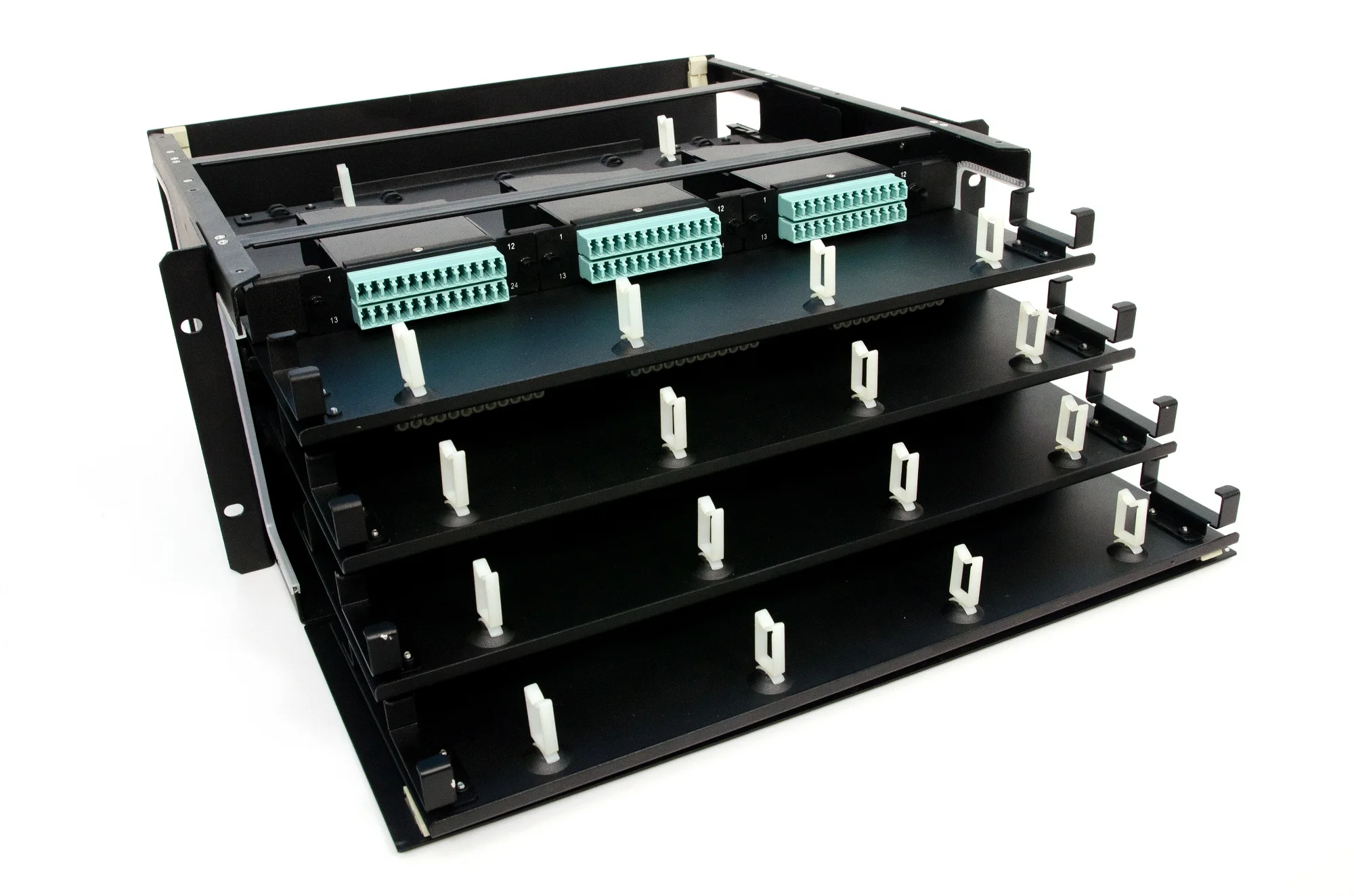 2u Rack Mount Kxt-u-04 Fiber Optic Patch Panel Sc Lc 72 Ports Patch ...