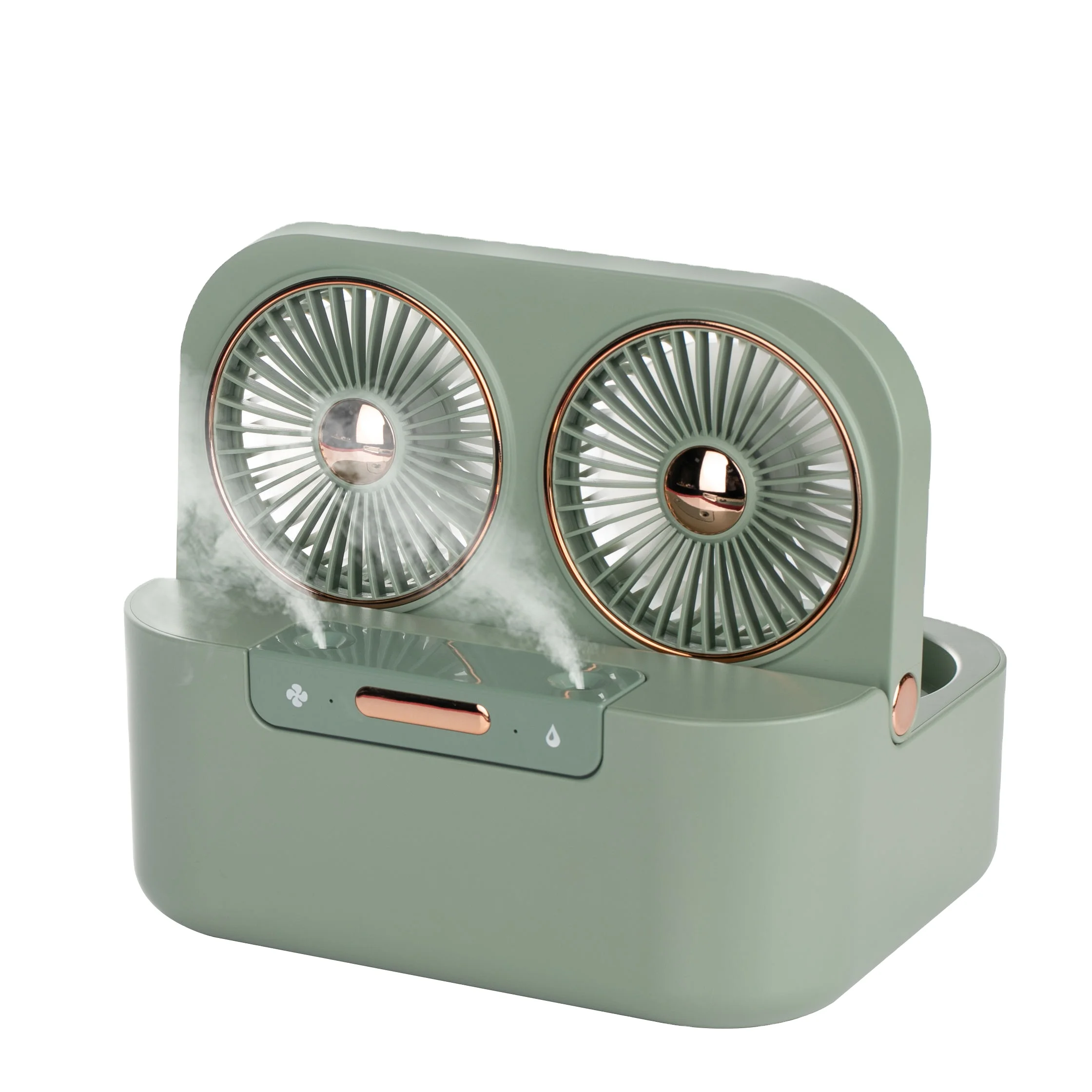 Portable Water Spray Humidification Fanwater Spray Mist Desktop Fan ...