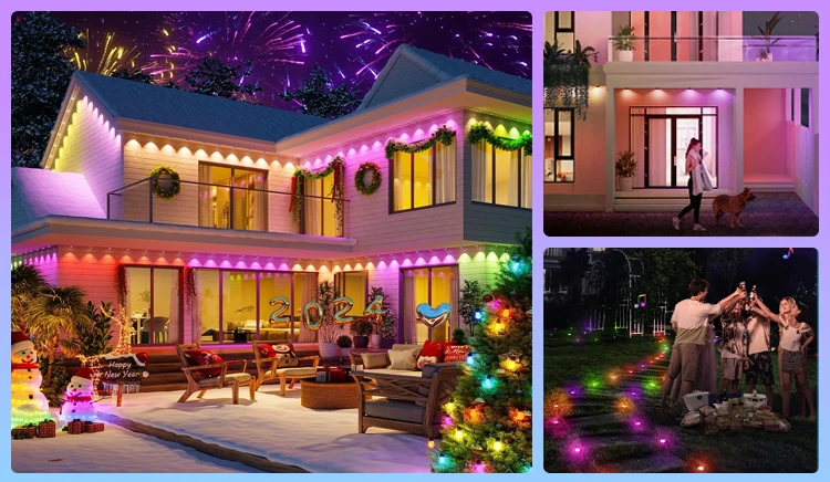 RGB House Light 36V Pixel Kerstverlichting LED Christmas Lights