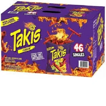 Top Notch Takis Fuego Rolled Tortilla Snacks with Hot Chili Pepper and ...