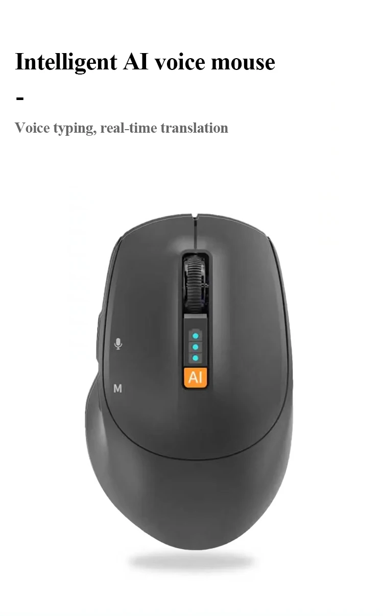 Innovative Design Ergonomic Ai Mouse Bluetooth Portable Mouse Wireless