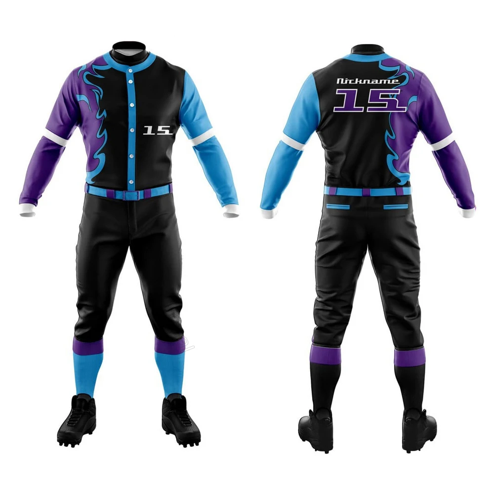 Sports Wear Custom Design Baseball Uniforms Kit 2023 Best Design Good ...