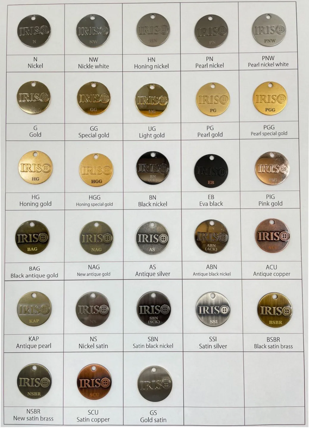 Japanese High Performance Garmant Coat Buttons Metal For Jeans ...