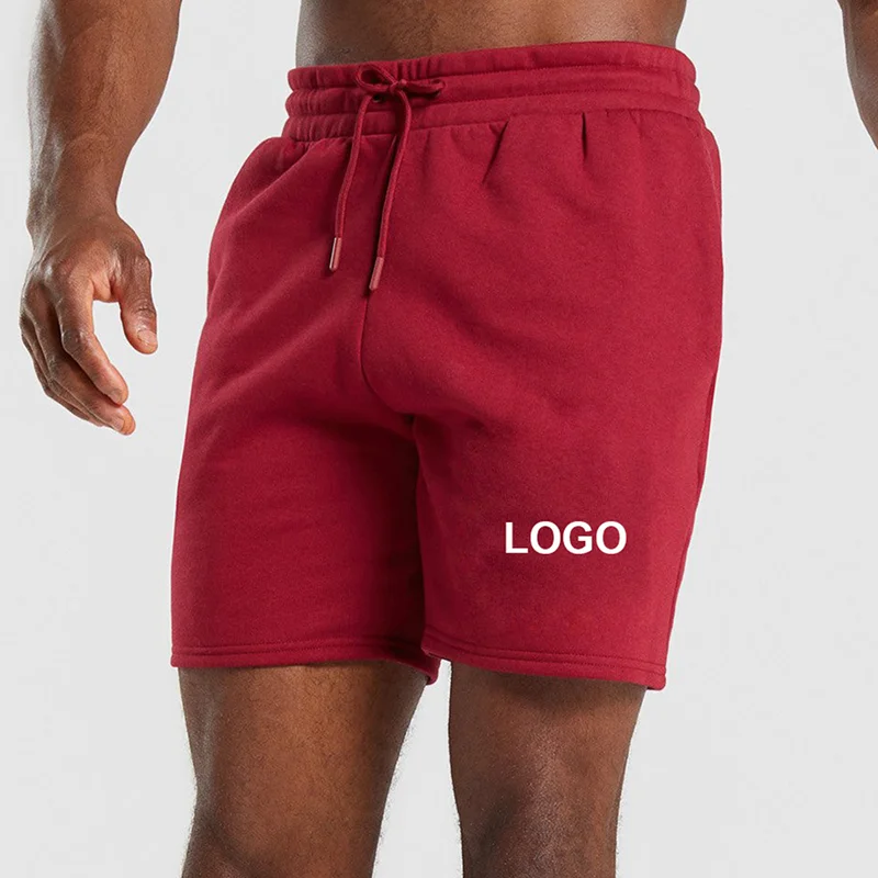 OEM Logo New Mens fleece Shorts cotton custom brand Sports running ...