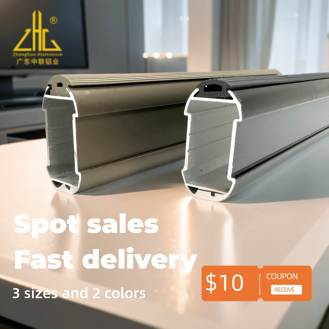 Stylish Wardrobe Clothes Rod Aluminum Profile For Dressing Room ...