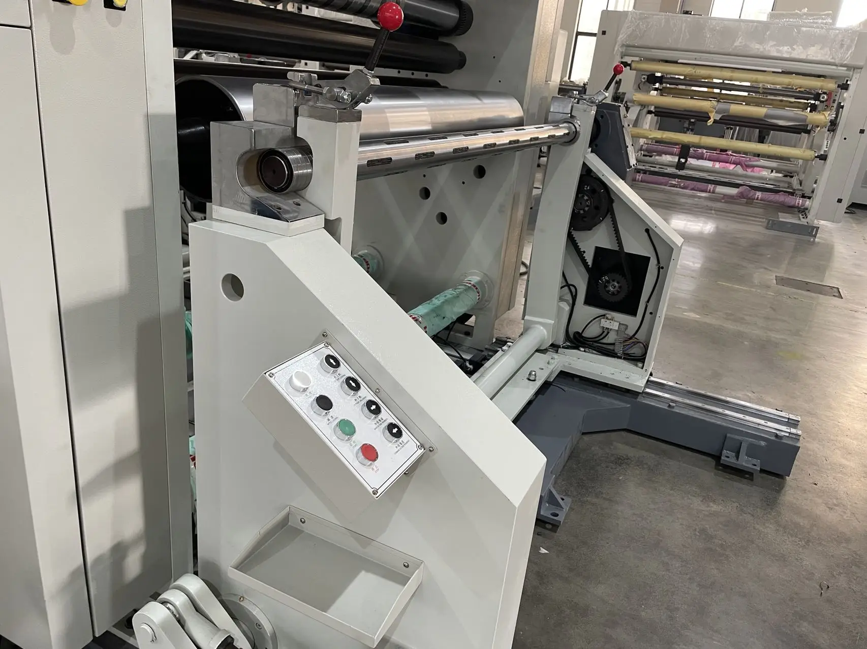 Kfq 1800 Mm Coated Paper Slitting Rewinding Roll Converting Machine ...