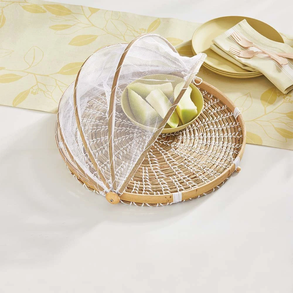New Trend Elegant Pattern Rectangular Seagrass Food Cover By Lac Viet ...