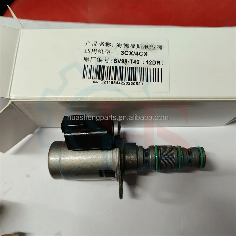 Excavator Parts Solenoid Valve Sv98-t40(12dr) For Hydeforth Jcb 3cx 4cx ...