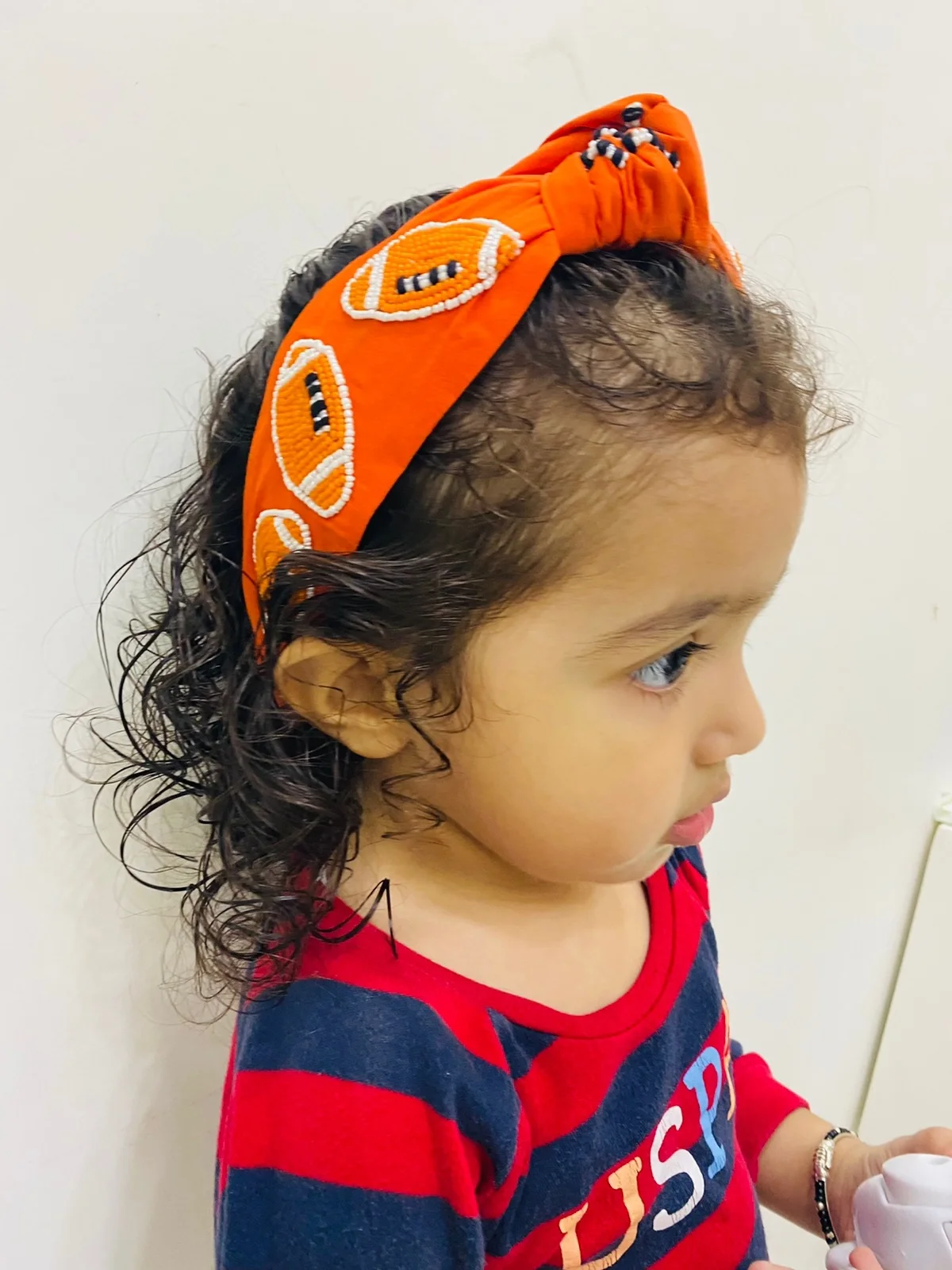 Superb Football Headbands Collection Hand Embellished Seed Beaded Top ...