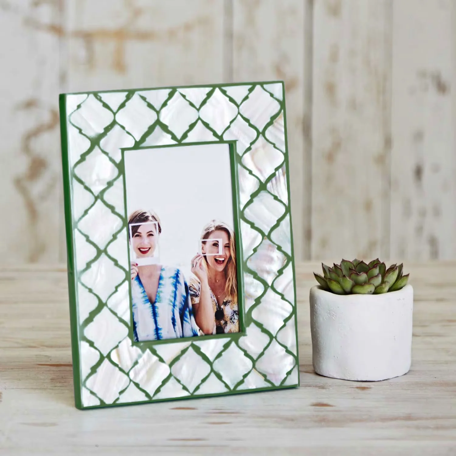 Modern Look Bone Inlay Luxury Bone Horn Resin And Mdf Photo Frame For ...