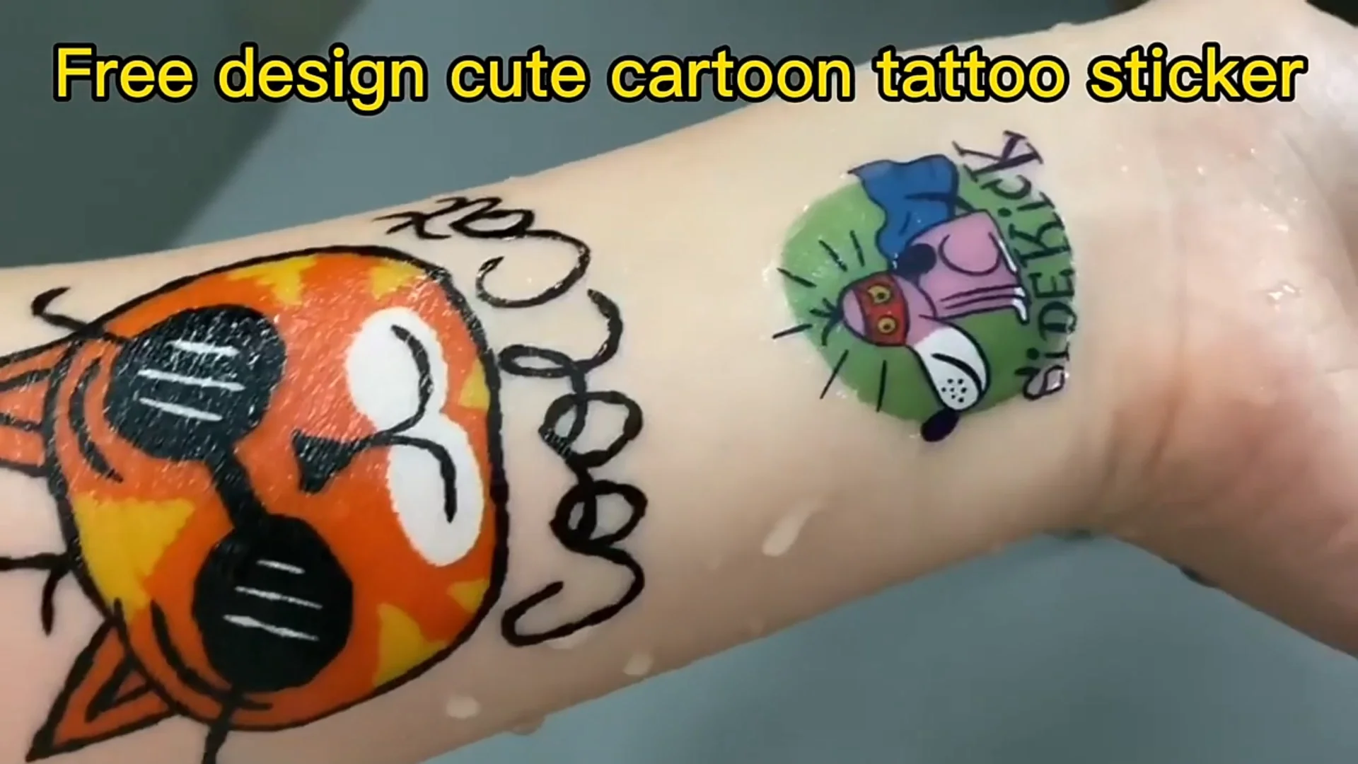 Custom Temporary Tattoo Stickers Body Kids Tattoo Stickers Panda - Buy ...