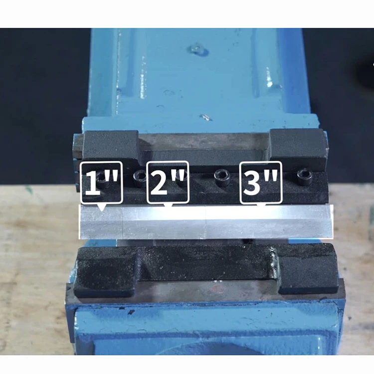 6 Inch Vise Mount Metal Brake Bender - Max Capacity 14 Gauge