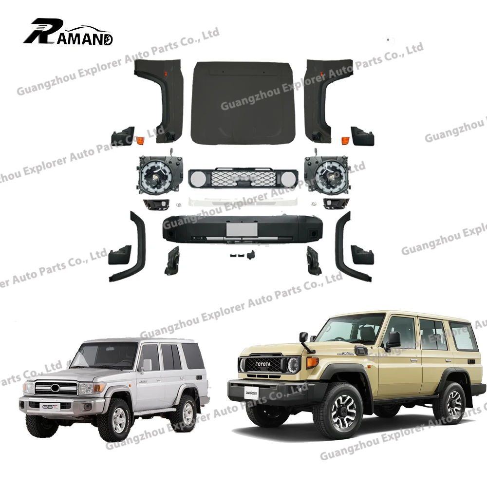 High Quality Body Kit For Landcruiser 76 Upgrade To New Model 2024 Auto ...