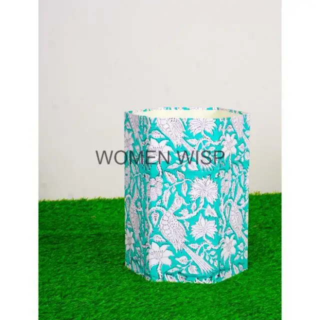 Very Pretty Paper Wastbin Office Wear Storage Cotton Dustbin Handmade ...