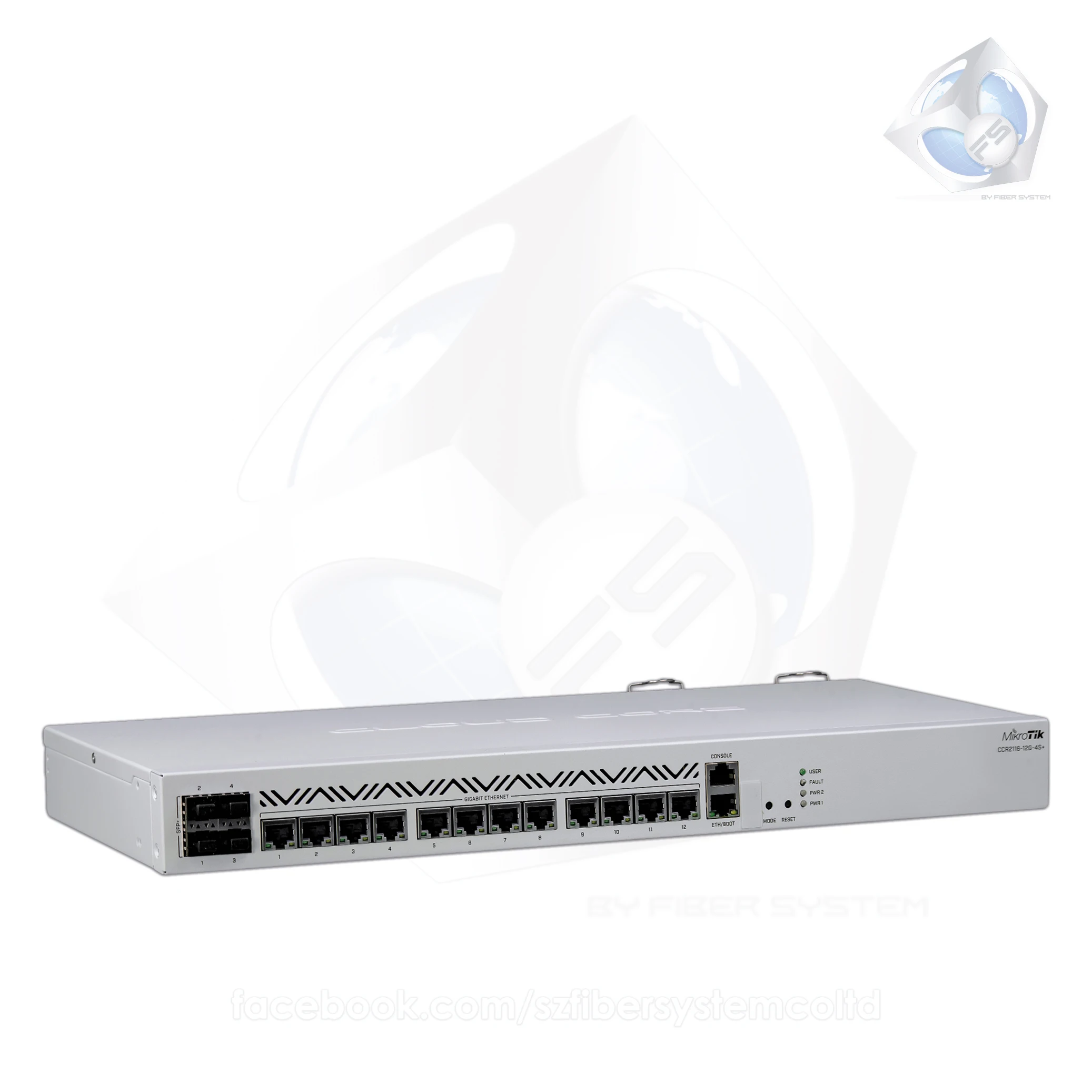 Mikrotik CCR2116-12G-4S+ - 16 Core Router with 10G Networking